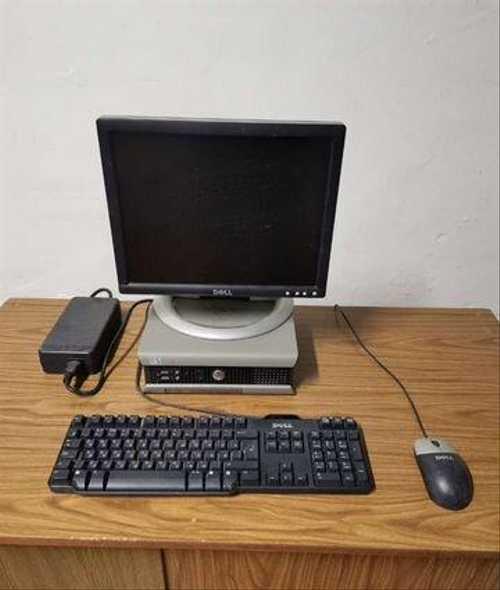 Мини пк Dell SX280, комплект монитор, системный бл
