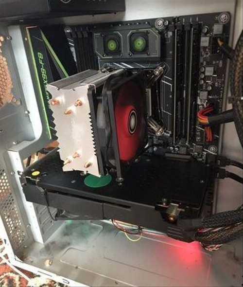 Комплект Huananzhi x99-f8 E5 2620v3 RX470 4GB SSD