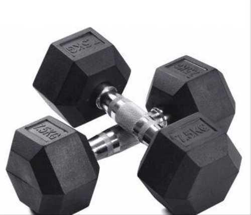Гантельный ряд гексагональный fitnessport от 2.5 д