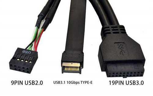 Передняя панель USB2.0 USB3.0 USB type-C