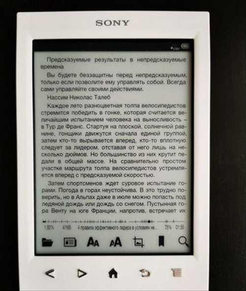 Электронная книга Sony Reader PRS-T2