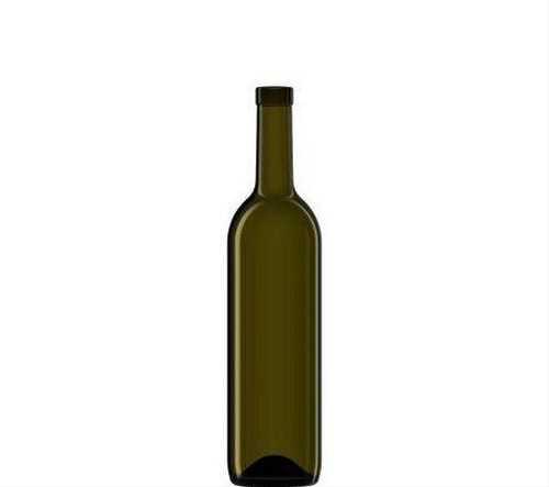 Винная бутылка 0.75 литра Bordo Vip оливковая