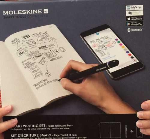 Планшет Moleskine Умная ручка + блокнот Smart Writ
