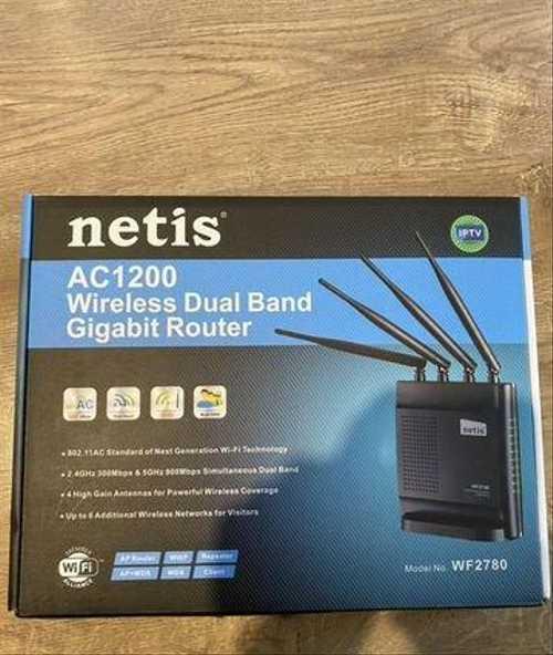 Wifi роутер двухдиапазонный netis WF2780