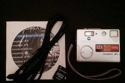 Цифровой фотоаппарат Konica Minolta dimage X21