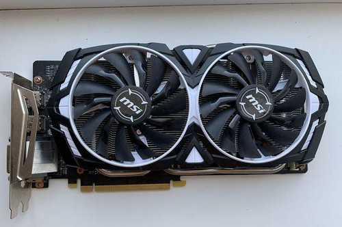 Видеокарта GTX 1060 MSI armor 6gb