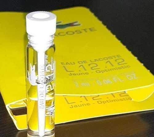 EAU DE lacoste L.12.12 yellow