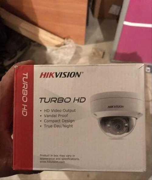 Камера видеонаблюдения купольная hikvision turbo h