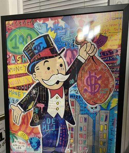 Картина AlecMonopoly Монополия 73х53