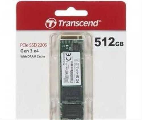 512 гб SSD M.2 накопитель Transcend MTE220S
