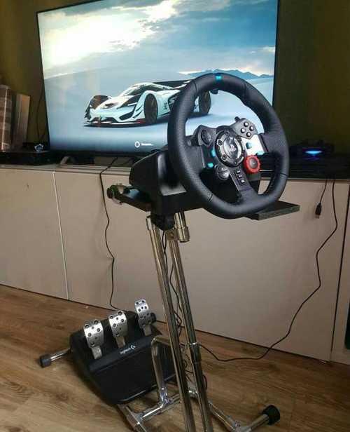 Стойка для рулей Thrustmaster, logitech, Fanatec