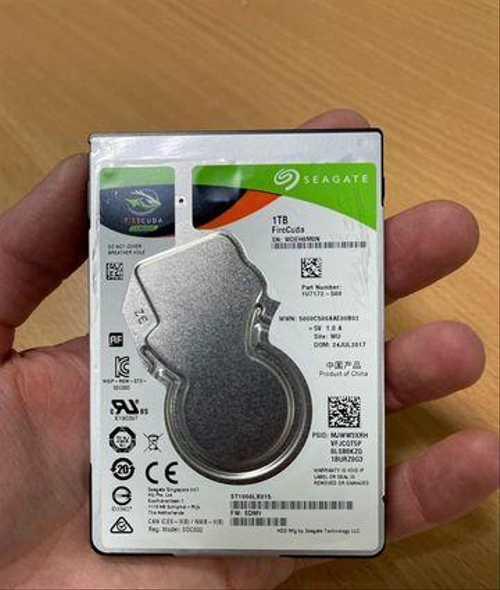 1 тб sshd диск Seagate Firecuda 2TB 2,5" гибридный