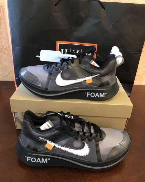 Nike zoom fly off-white "black"