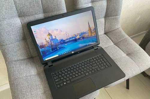 Огромный laptop HP 17.3"SSD240,4ядра,6гб озу.Идеал