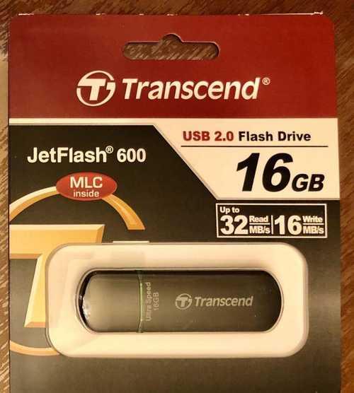 Флешка Transcend JetFlash 600 16Gb