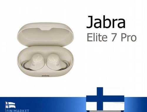 Наушники Jabra Elite 7 Pro, золотистый / бежевый