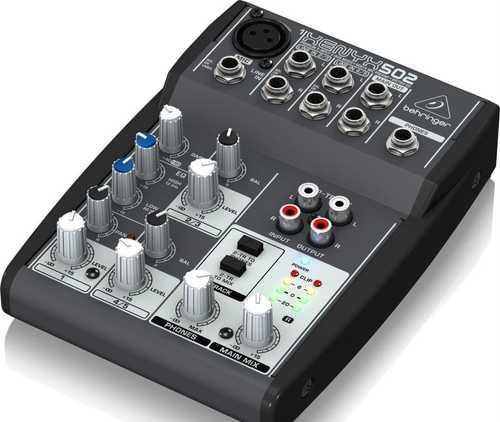 Микшерный пульт Behringer Xenyx 502 новый