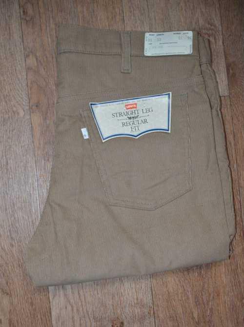 Джинсы Levis 519 W36 L33, вельвет, Made in USA