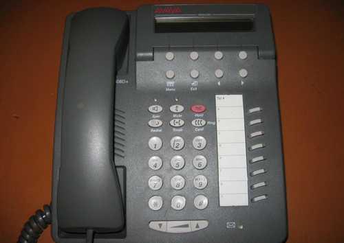 Системный телефон. Avaya 6408D+