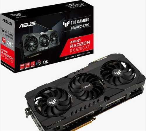 Видеокарта asus TUF-RX6700XT-O12G