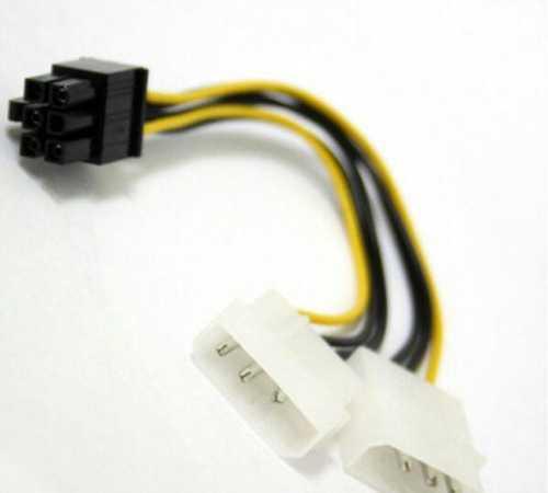 Переходник 6pin-2molex