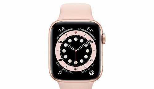 Apple Watch Series 6 44mm (Pink Sport Band)