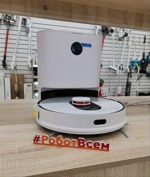 Робот пылесос с базой самоочистки Roidmi EVE Plus