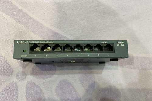 Коммутатор TP-Link LS108G 8-port Gigabit Switch