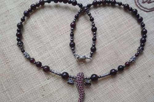 Колье amulet гранатовое