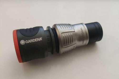 Коннектор с автостопом gardena Premium 1/2''