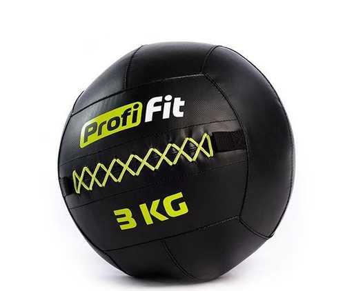 Медбол набивной (Wallball) profi-FIT, 3 - 10 кг