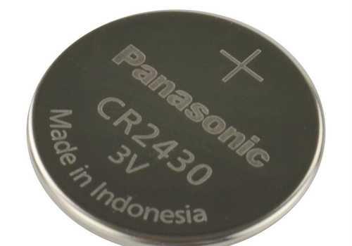 Батарейка Panasonic CR2430 3V для ключей - 2 шт