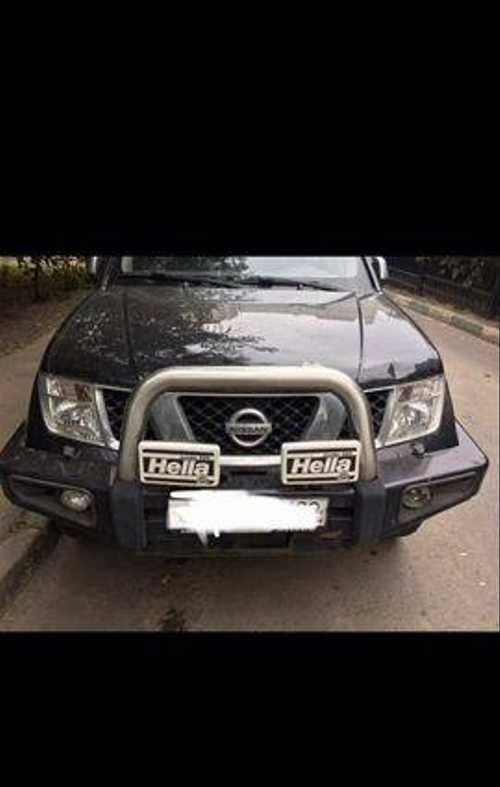 Силовой бампер на nissan navara d40