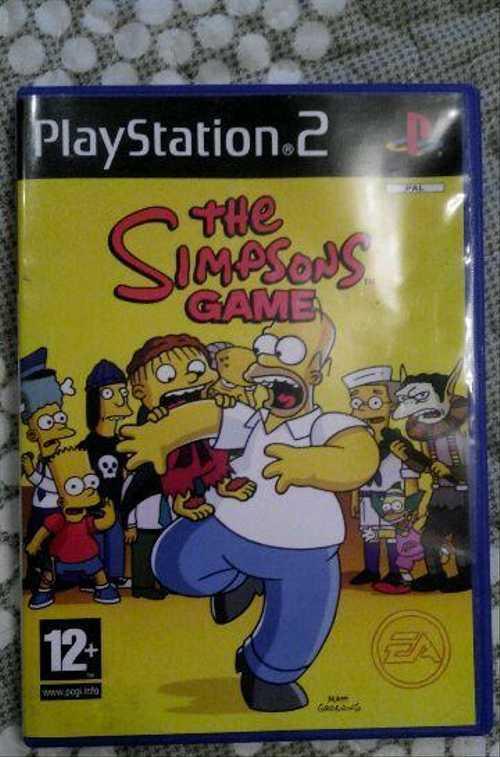 Игра The Simpsons game (Симпсоны) для PS2