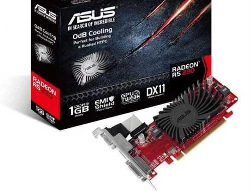 Видеокарта Radeon R5 230 1Gb видеопамяти
