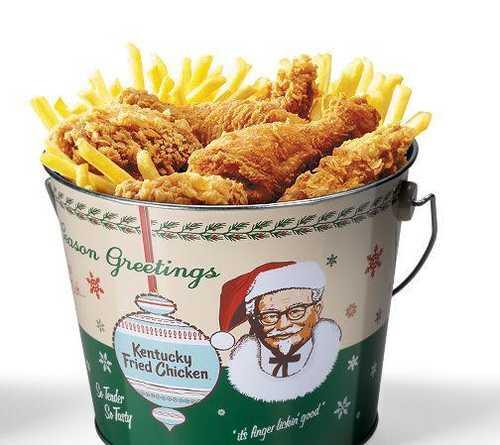 Ведро KFC скидка на любой баскет