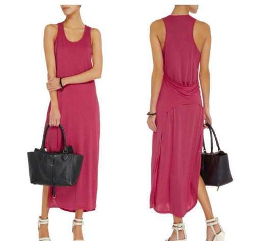 Dkny платье макси трикотажное летнее 42-44+