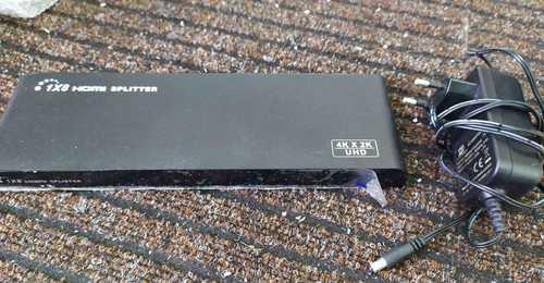 Разветвитель 1x8 hdmi splinter