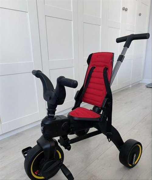 Складной детский велосипед Doona Liki Trike S1, кр