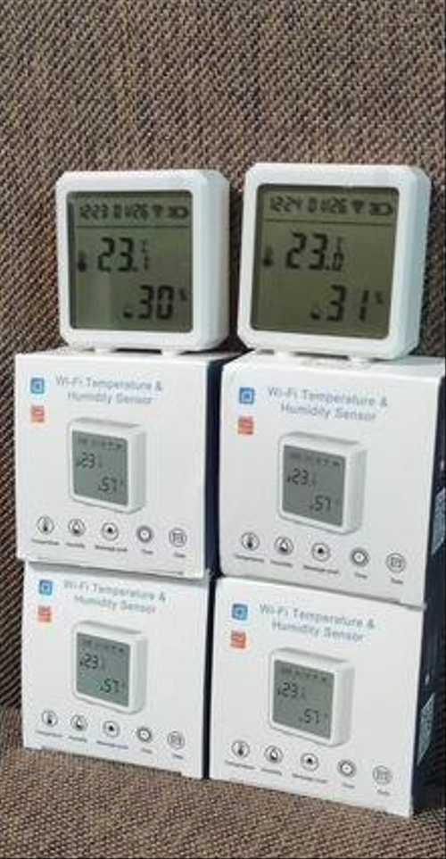 Датчик температуры и влажност Tuya WiFi smart life