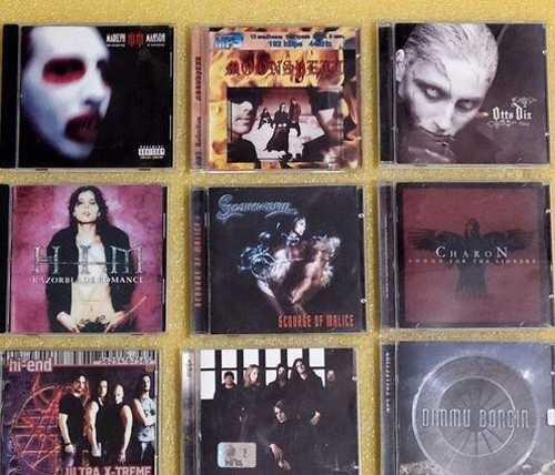 Диски CD и MP3 металл, рок