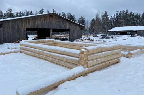 Сруб бани 6х3+3 с Доставкой г.Москва и мо