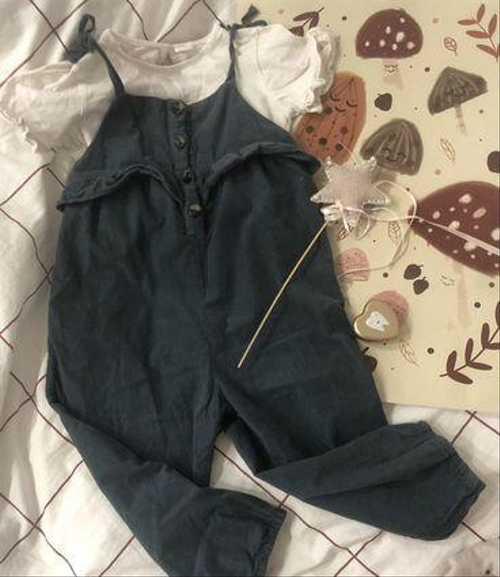 Вельветовый комбинезон zara 98