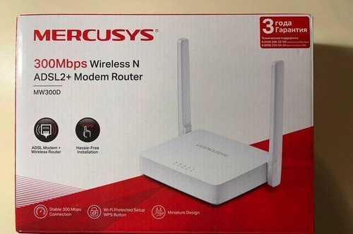 Wi-Fi модем-роутер Mercusys MW300D, новый