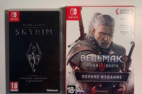Nintendo switch skyrim witcher 3