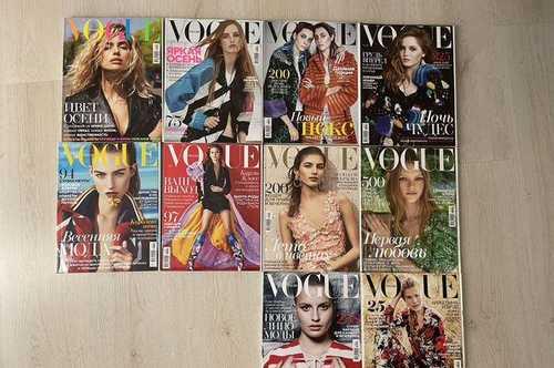 Журналы Vogue Россия 2016 года