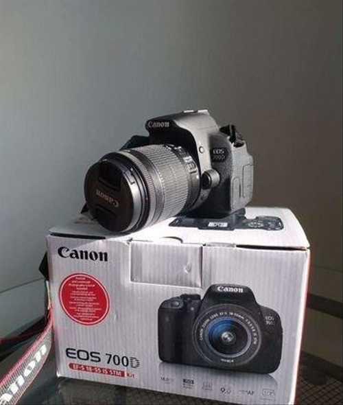 Canon 700d как новый, полный комплект