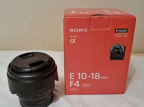 Объектив Sony SEL-1018