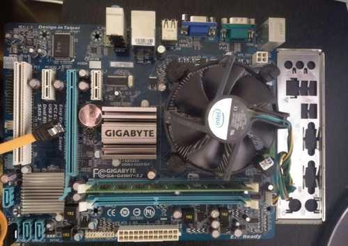 Плата gigabyte LGA775 на DDR3 и CPU E7500