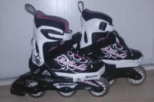 Ролики Rollerblade spitfire почти новые+шлем